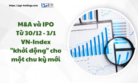 M&A và IPO (Từ 30/12 - 3/1): VN-Index